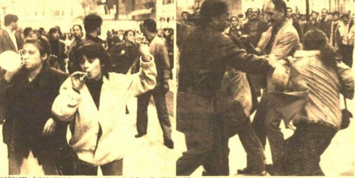 24 Kasım 1990: Bakan Cemil Çiçek’e düdüklü protesto - Çatlak Zemin 24 Kasım 1990: Bakan Cemil Çiçek’e düdüklü protesto - Çatlak Zemin